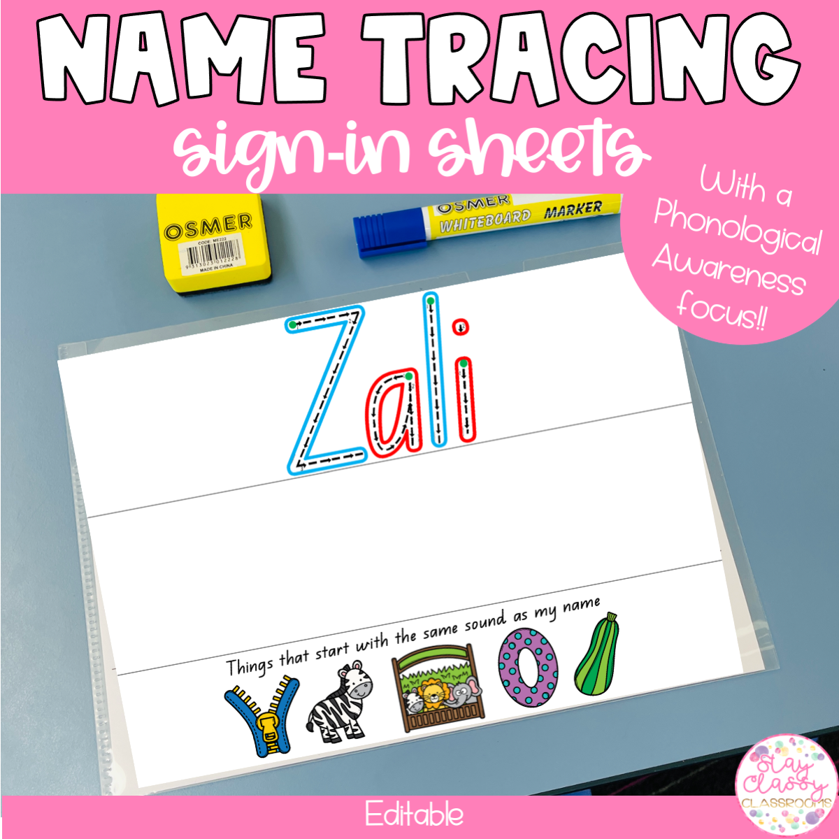 Handwriting Booklets - TASMANIAN PRINT Font - Stay Classy Classrooms