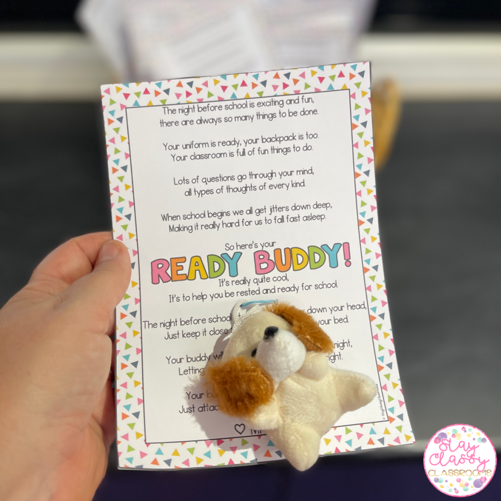 Ready Buddy Cards - Stay Classy Classrooms