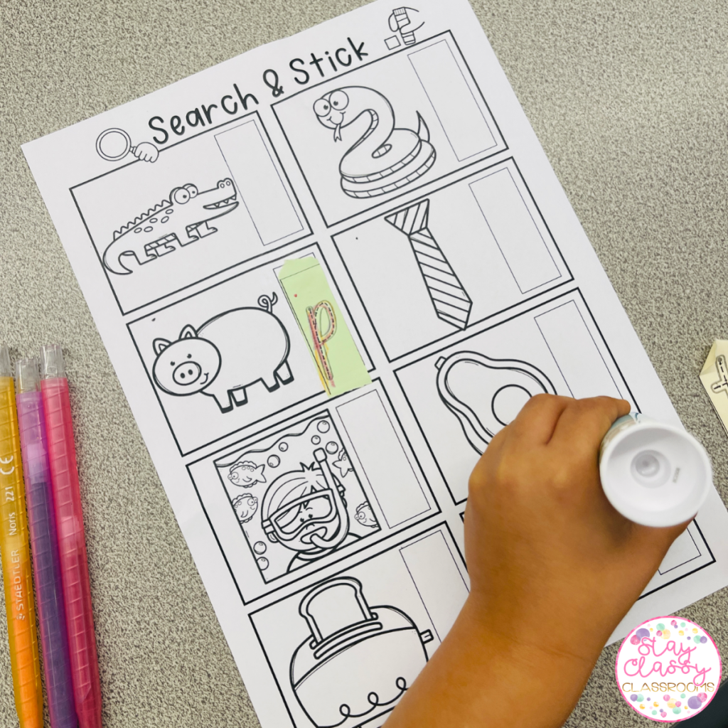Search and Stick - Beginning Sounds | InitiaLit Set 1 and 2 - Stay ...